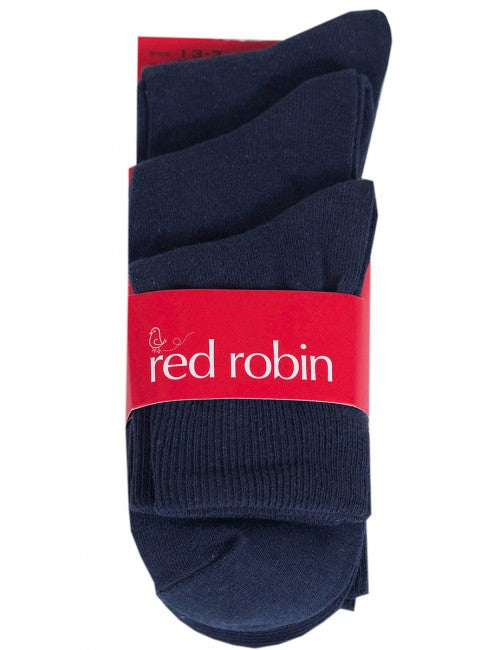 GPS Red Robin /3 pack Sock Ankle in White or Navy – School Uniform Shop